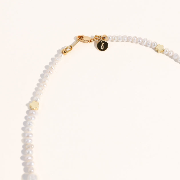 Joey Baby Aubrey Dainty Pearl Necklace | ShopSimon