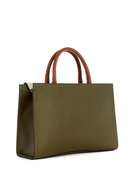 Guess Factory Lorlie Color-Block Satchel | ShopSimon