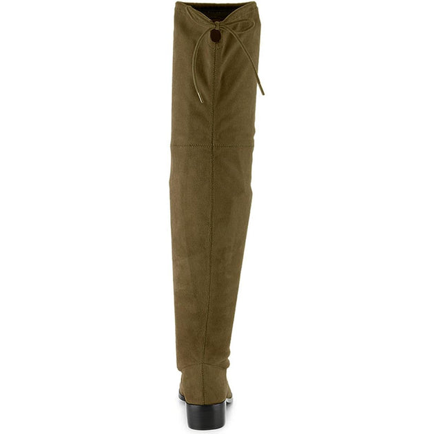 Charles by Charles David Gammon Womens Faux Suede Pull On Over-The-Knee ...