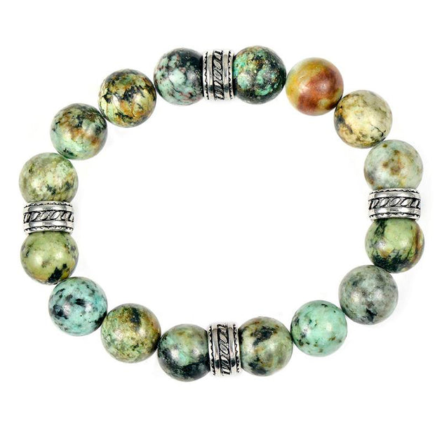 Crucible Jewelry Crucible Los Angeles 12mm African Turquoise Bead ...