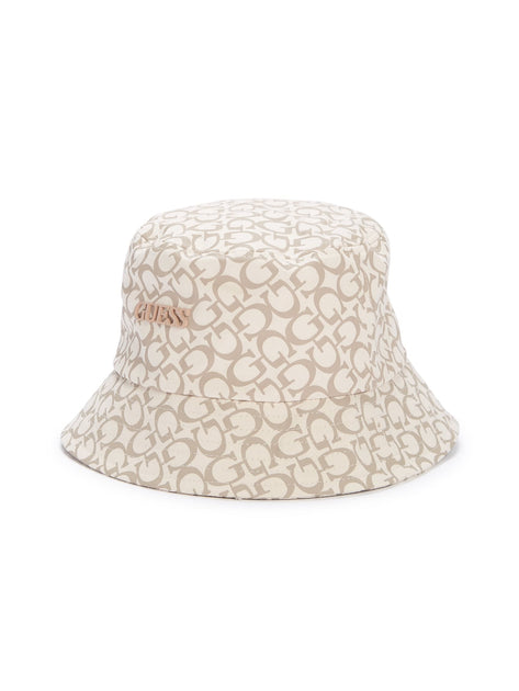 Guess Factory Logo Canvas Bucket Hat | ShopSimon