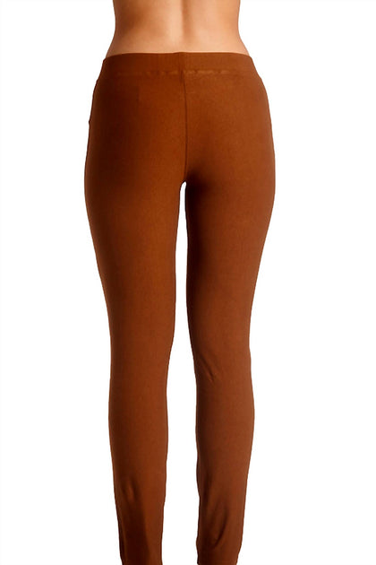 ANGEL High Rise Jegging In Cognac | ShopSimon