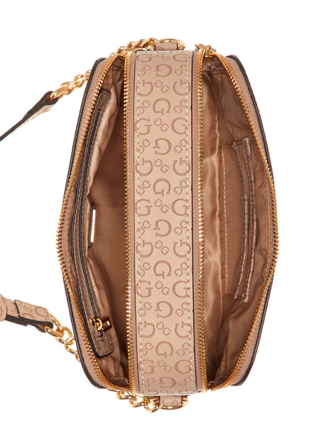 Guess Factory Kolt Logo Double Zip Mini Crossbody | ShopSimon