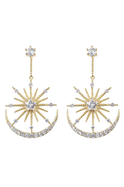 Eye Candy LA Stea Earrings - Gold | ShopSimon