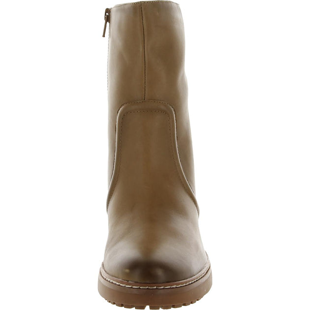 Naturalizer Catie Womens Leather Heels Mid-Calf Boots | ShopSimon