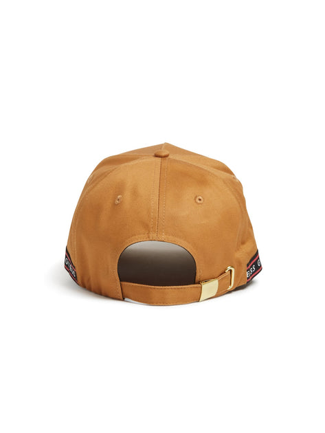 Guess Factory Logo Tape Canvas Baseball Hat | ShopSimon