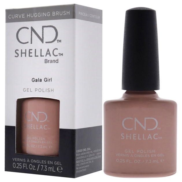 CND Shellac Nail Color - Gala Girl By For Women - 0.25 Oz Nail Polish ...