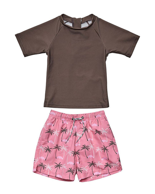Snapper Rock Palm Paradise Sustainable Baby Swim Set | ShopSimon