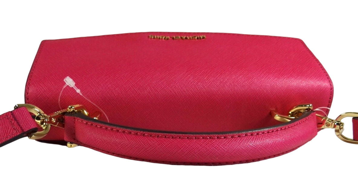 Michael Kors Women's Ava Leather Convertile Satchel Crossbody Bag ...