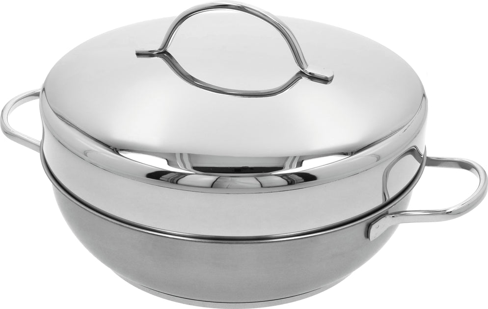 Demeyere Resto 4-pc Stainless Steel Stovetop Smoker Set | ShopSimon