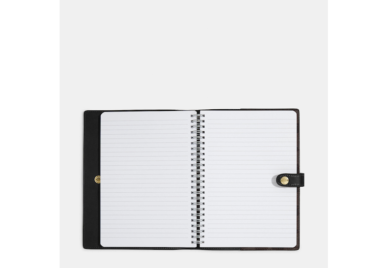 Coach Outlet Notebook In Signature Canvas | ShopSimon