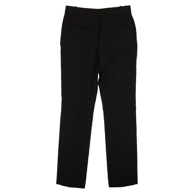 Helmut Lang Black Cady Suit Pants | ShopSimon