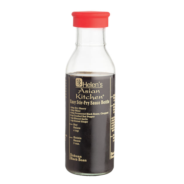 HIC Helen Chen's Asian Kitchen Glass Stir-Fry Sauce Bottle, 13-Ounce ...