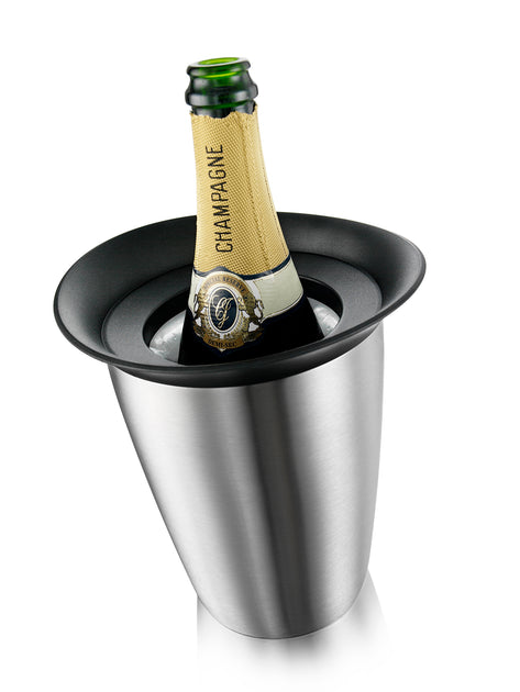 Vacu Vin Rapid Ice Champagne Cooler, Stainless Steel | ShopSimon
