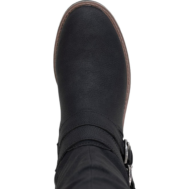 Sun + Stone Brinley Womens Faux Leather Tall Knee-High Boots | ShopSimon