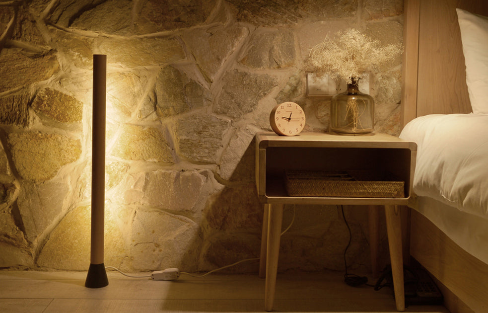 The Decent Living Led Floor Lamp (germany Beech) | ShopSimon