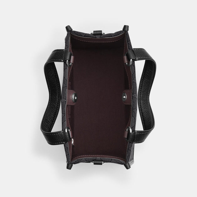 Coach Outlet Dempsey Tote 22 In Signature Jacquard With Star Embroidery ...