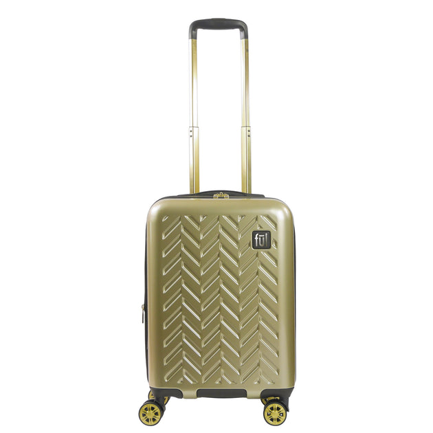 Ful Grove 23 Inch Hardside Spinner Luggage, Gold | ShopSimon