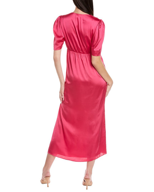 Garrie B Satin Midi Dress | ShopSimon