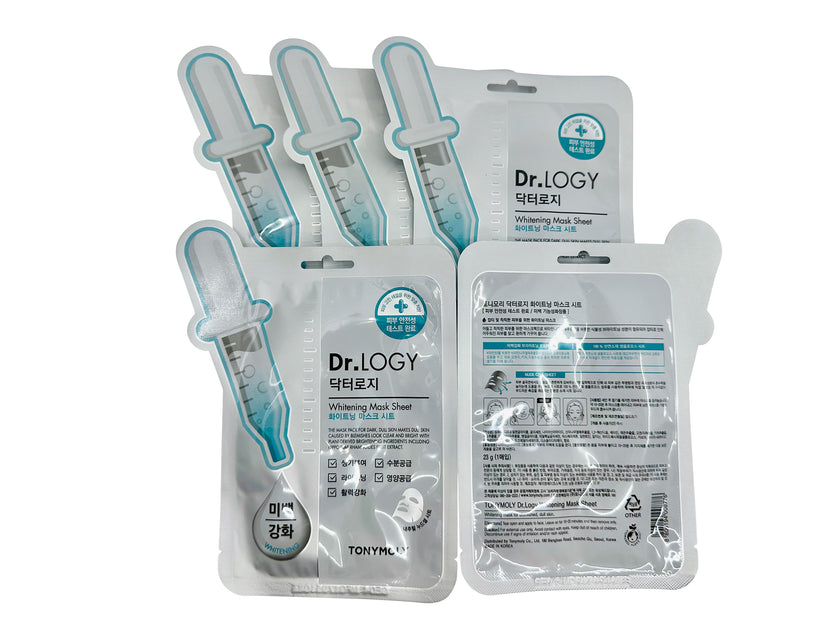 TonyMoly Dr Logy Whitening Mask Set Of 5 | ShopSimon