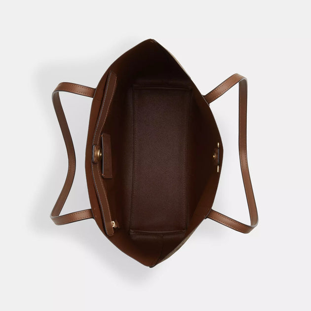 Coach Outlet Thea Tote In Signature Canvas | ShopSimon