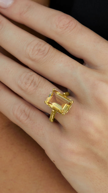 SAVVY CIE JEWELS Sterling 7.25 CT Citrine | ShopSimon