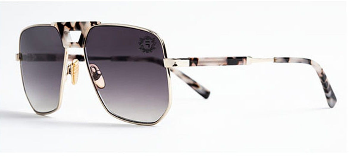 FUBU Frames Flatbush Silver Square Sunglasses | ShopSimon