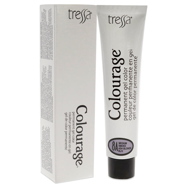 Tressa Colourage Permanent Gel Color - 8a Medium Smoke Ash Blonde By ...