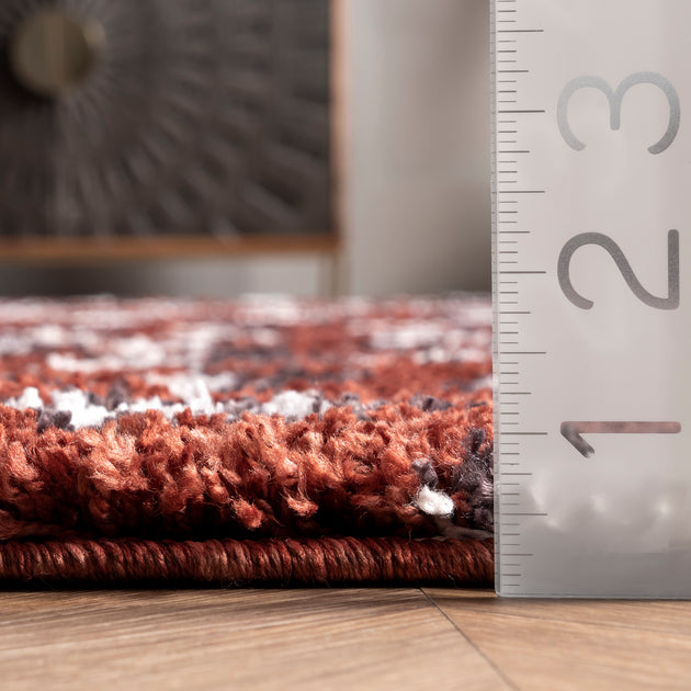 nuLOOM Lennon Cozy Shag Leopard Area Rug | ShopSimon