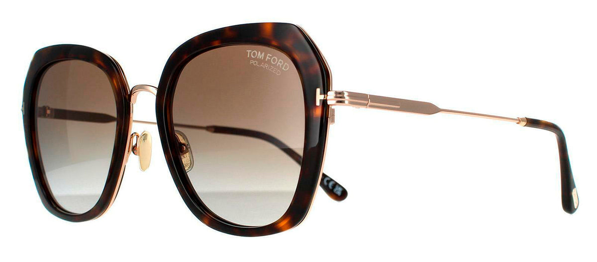 Tom Ford Ft0792 52h Butterfly Polarized Sunglasses | ShopSimon