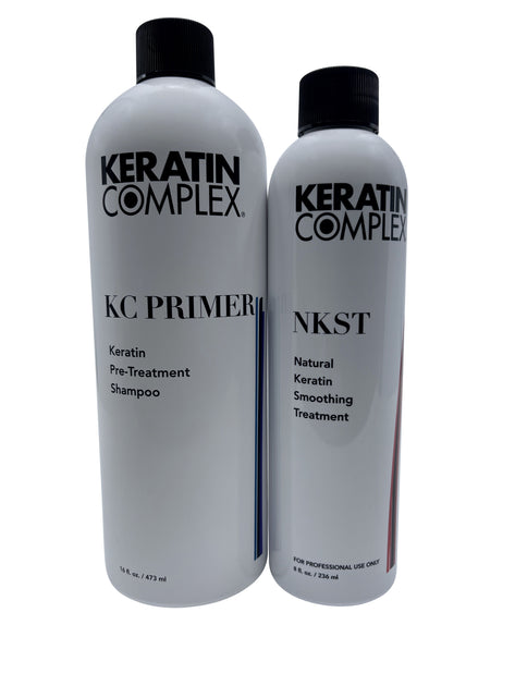 Keratin Complex Kc Primer 16 Oz & Nkst Natural Keratin Smoothing ...