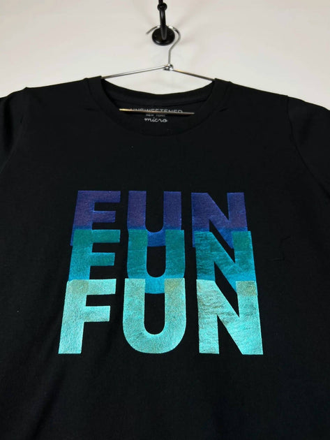 Unsweetened Micro Tee In Fun Blue | ShopSimon