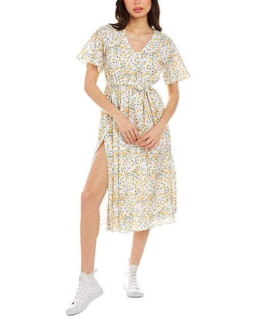 Celina Moon Belted Midi Dress | ShopSimon