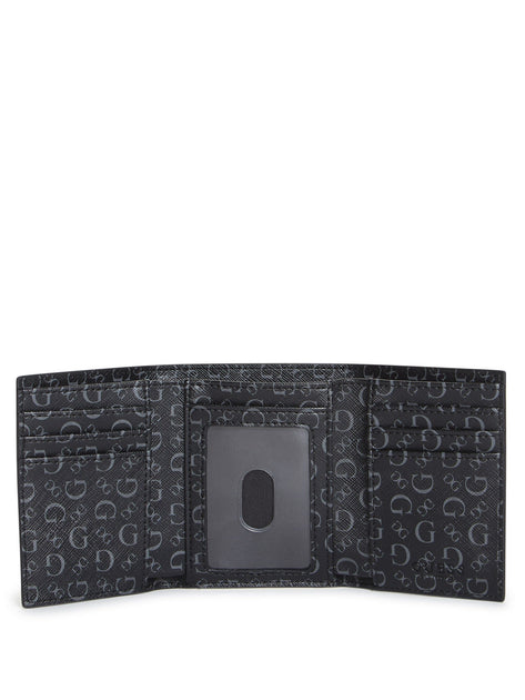Guess Factory Logo Trifold Wallet | ShopSimon