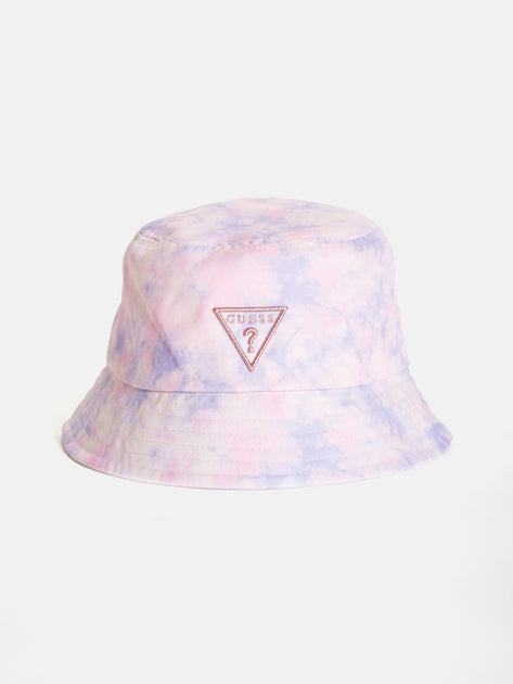 Guess Factory Tie-Dye Logo Bucket Hat | ShopSimon