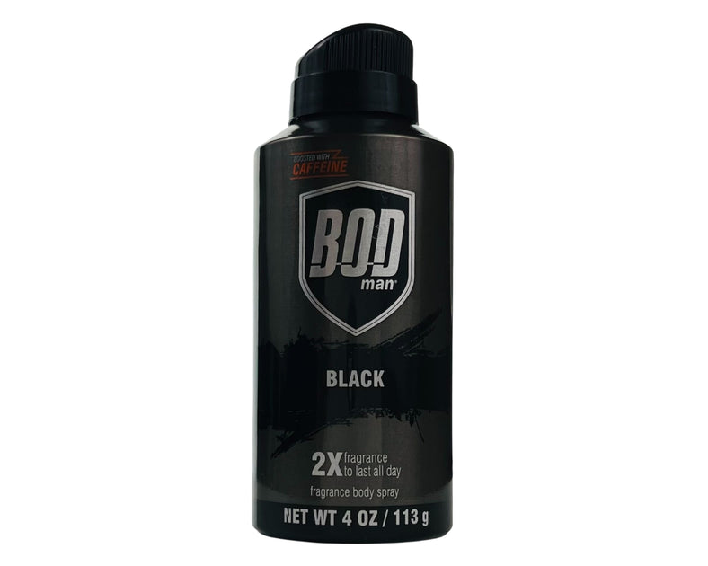 Parfums de Coeur Bod Man Black Fragrance Body Spray For Men 4 Oz / 113 ...