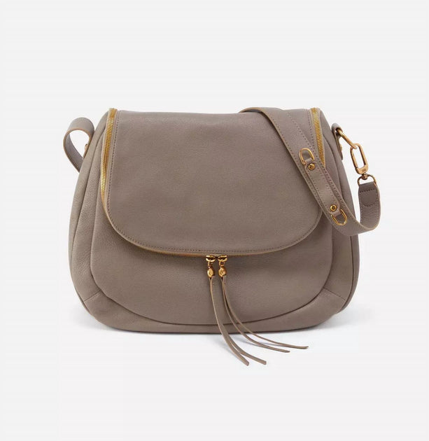 Hobo Fern Convertible Shoulder Bag In Graphite | ShopSimon