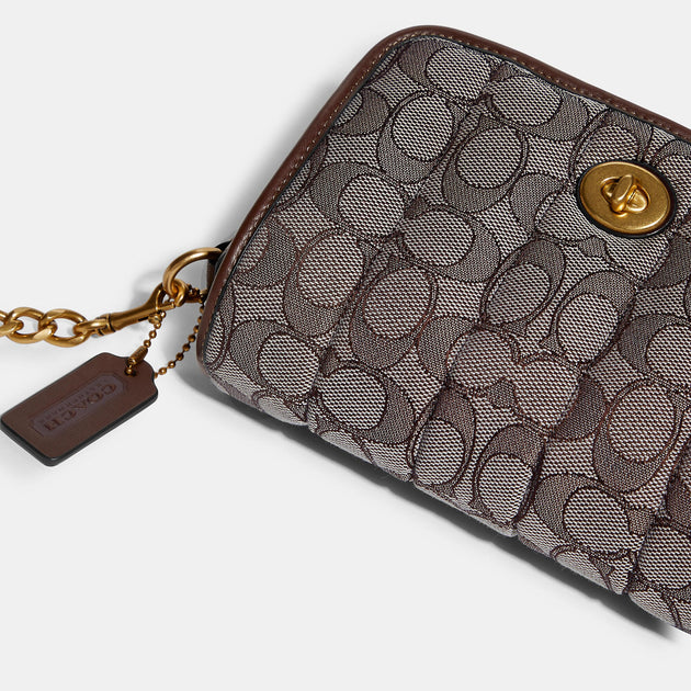 Coach Outlet Dinky 18 In Signature Jacquard With Quilting | ShopSimon