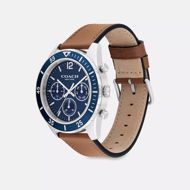 Coach Outlet Cole Watch, 44 Mm | ShopSimon