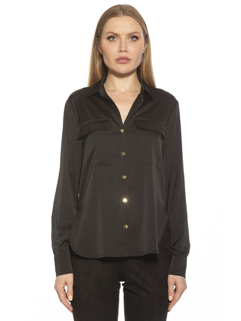 ALEXIA ADMOR Classic Button Down | ShopSimon