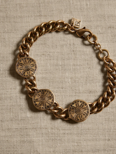 Banana Republic Factory Coin Chain Bracelet | ShopSimon