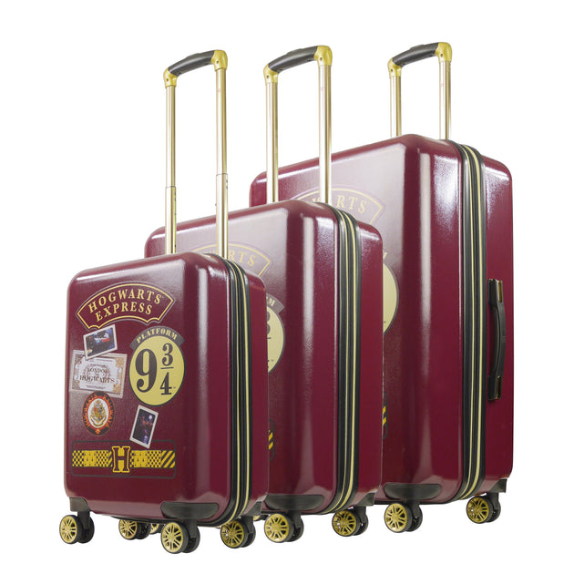 Ful Wb Harry Potter Hogwart Express Hardside Printed Abs 3pc Luggage ...