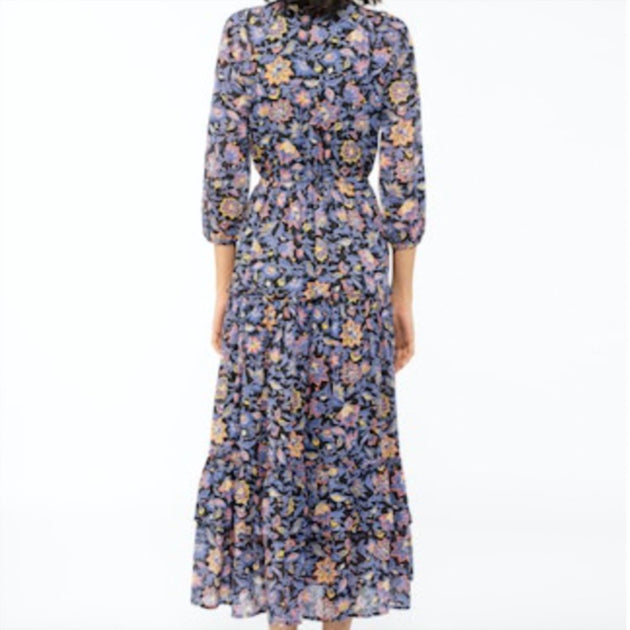 Banjanan Bazaar Dress Black in Multi | ShopSimon