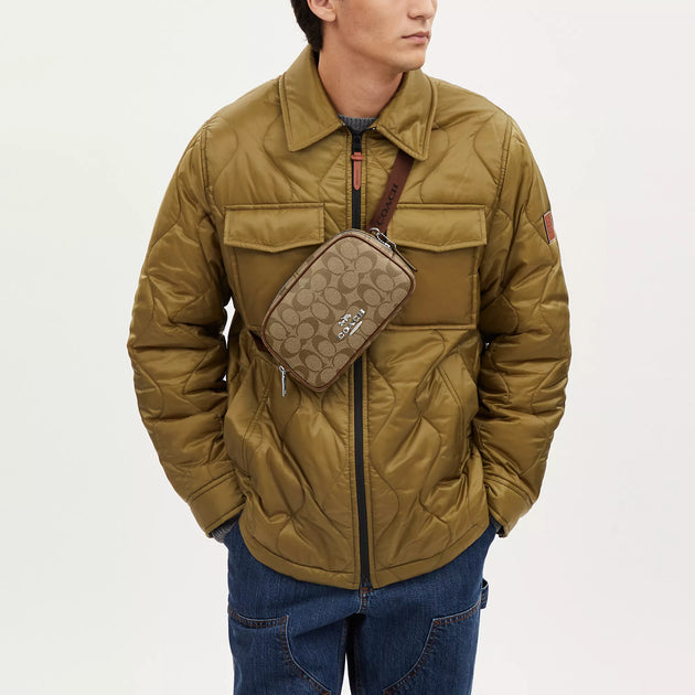 Coach Outlet Pace Belt Bag In Signature Canvas | ShopSimon