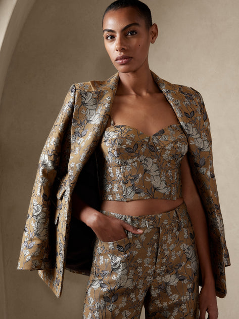 Banana Republic Cora Brocade Bustier | ShopSimon