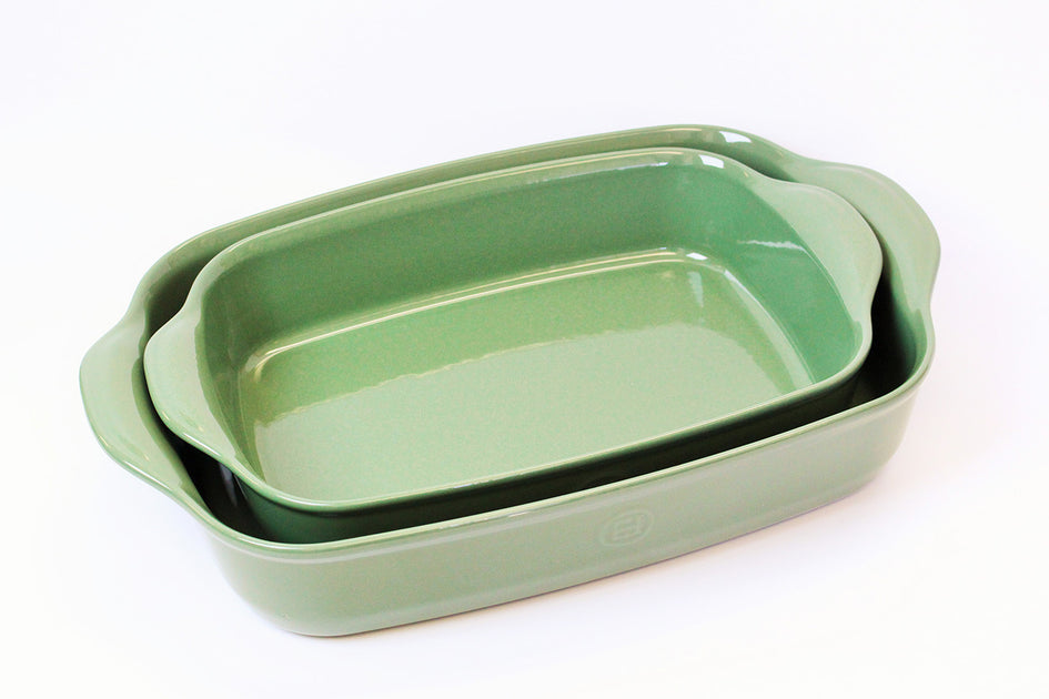 Emile Henry Rectangle Baking Dish, Set Of 2, 14" X 9" And 16.5" X 10.5 ...