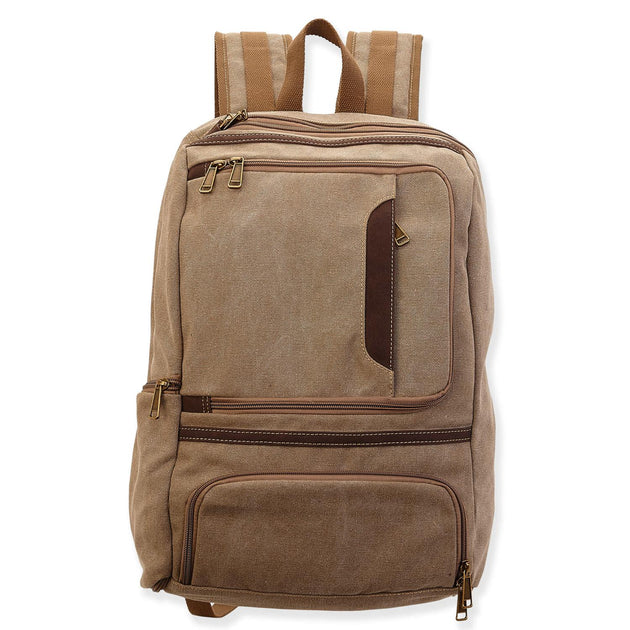 Cargoit Classic Backpack in Khaki | ShopSimon